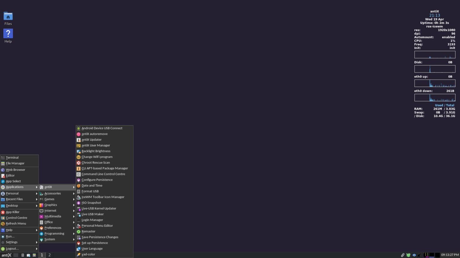 Antix Linux: Das leichtgewichtige und benutzerfreundliche systemd-freie ...