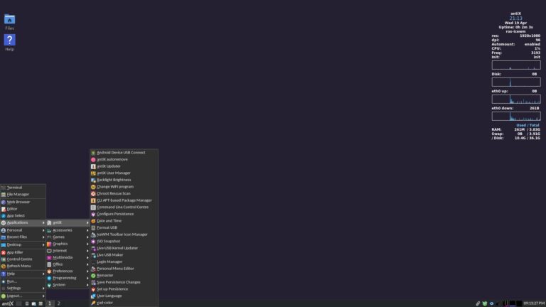 Antix Linux: Das leichtgewichtige und benutzerfreundliche systemd-freie ...